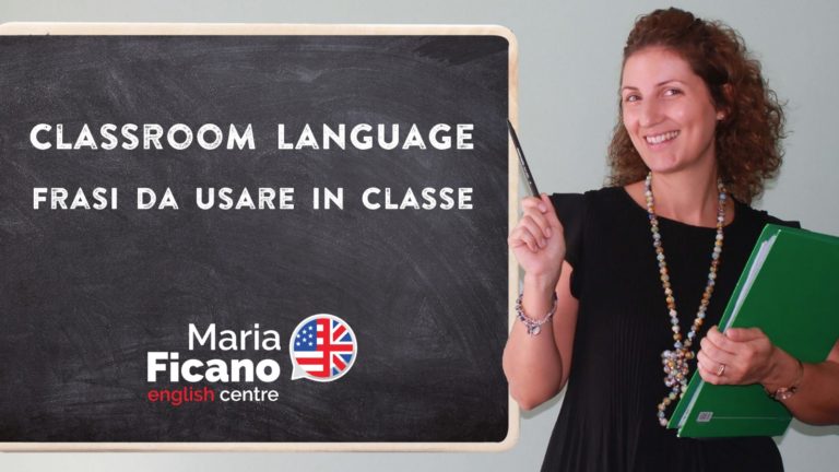 Classroom language: frasario inglese per la classe | Video | Maria ...